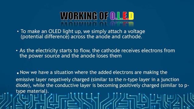 Oled semiconductors | PPT