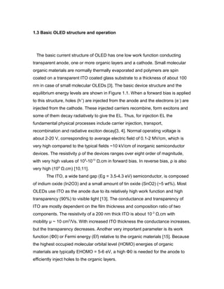 Oled seminar report | DOC
