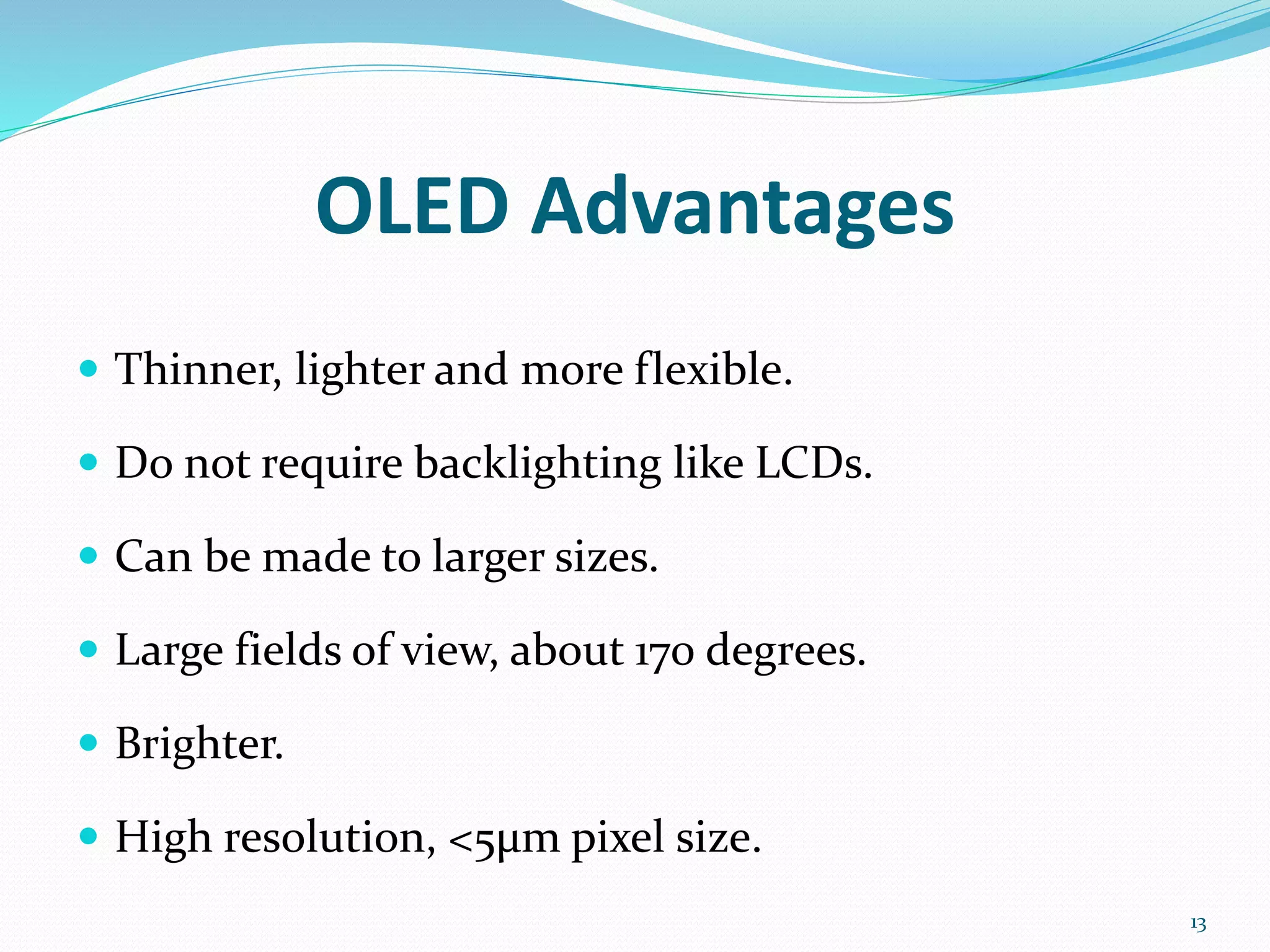OLED Technology | PPTX