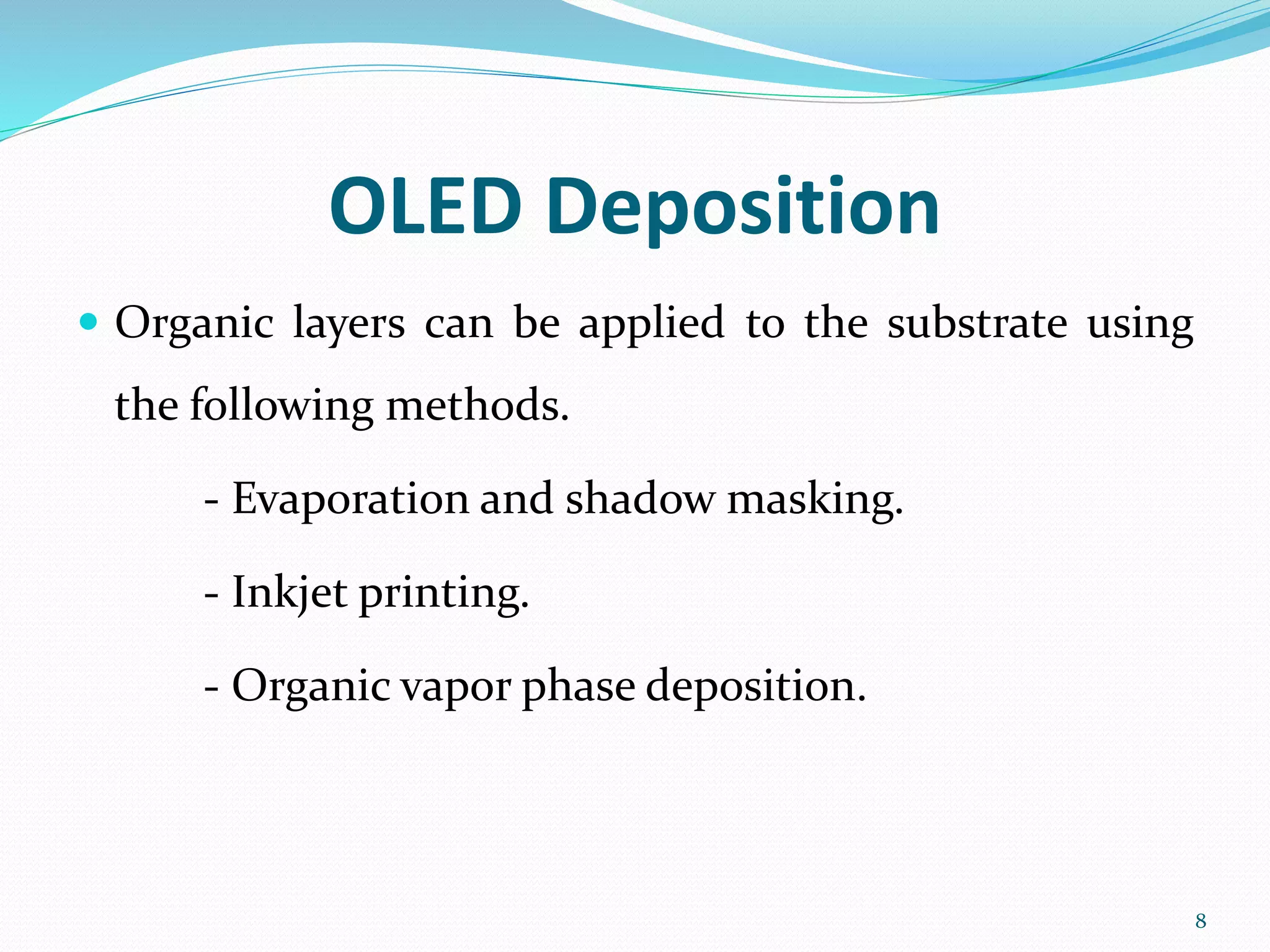 OLED Technology | PPTX