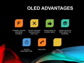 O led technology | PPTX | Consumer Electronics | Technology & Computing