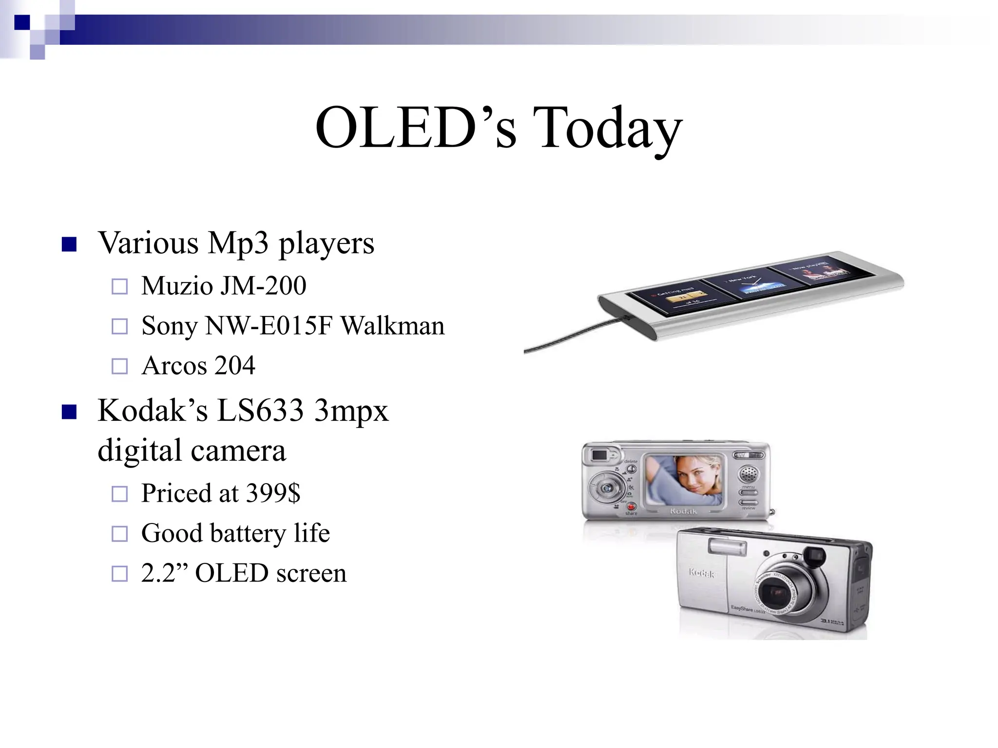 Organic Light Emitting Diode (OLED) for embedded system | PDF