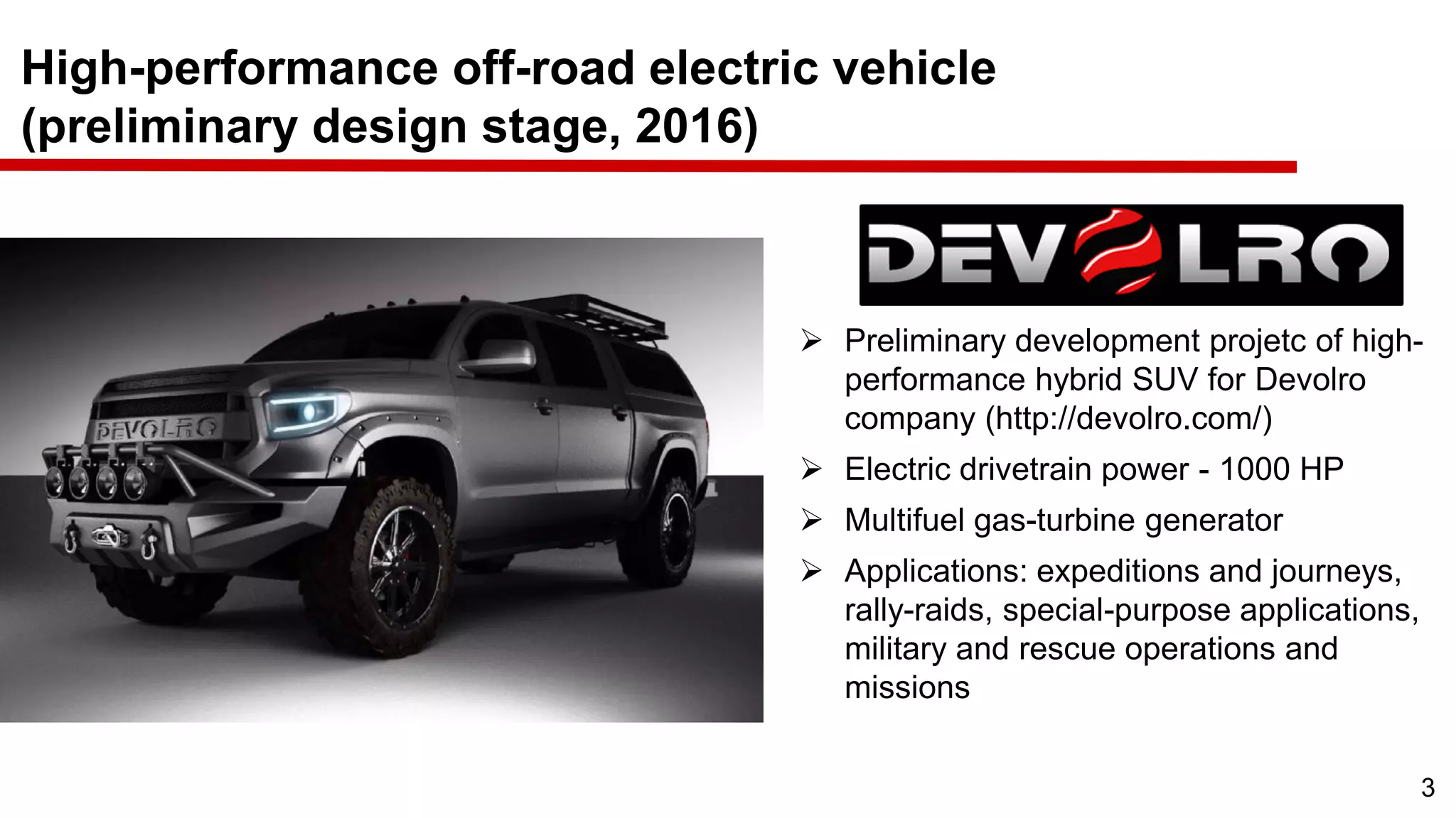 EV Projects Portfolio by Oleg Kononenko | PDF
