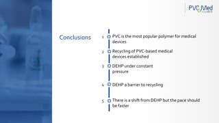 Reviewing Progress in Shifting From DEHP in Medical Devices | PPTX
