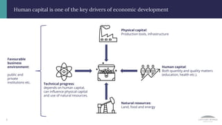 Human capital as the key to economic development | PDF