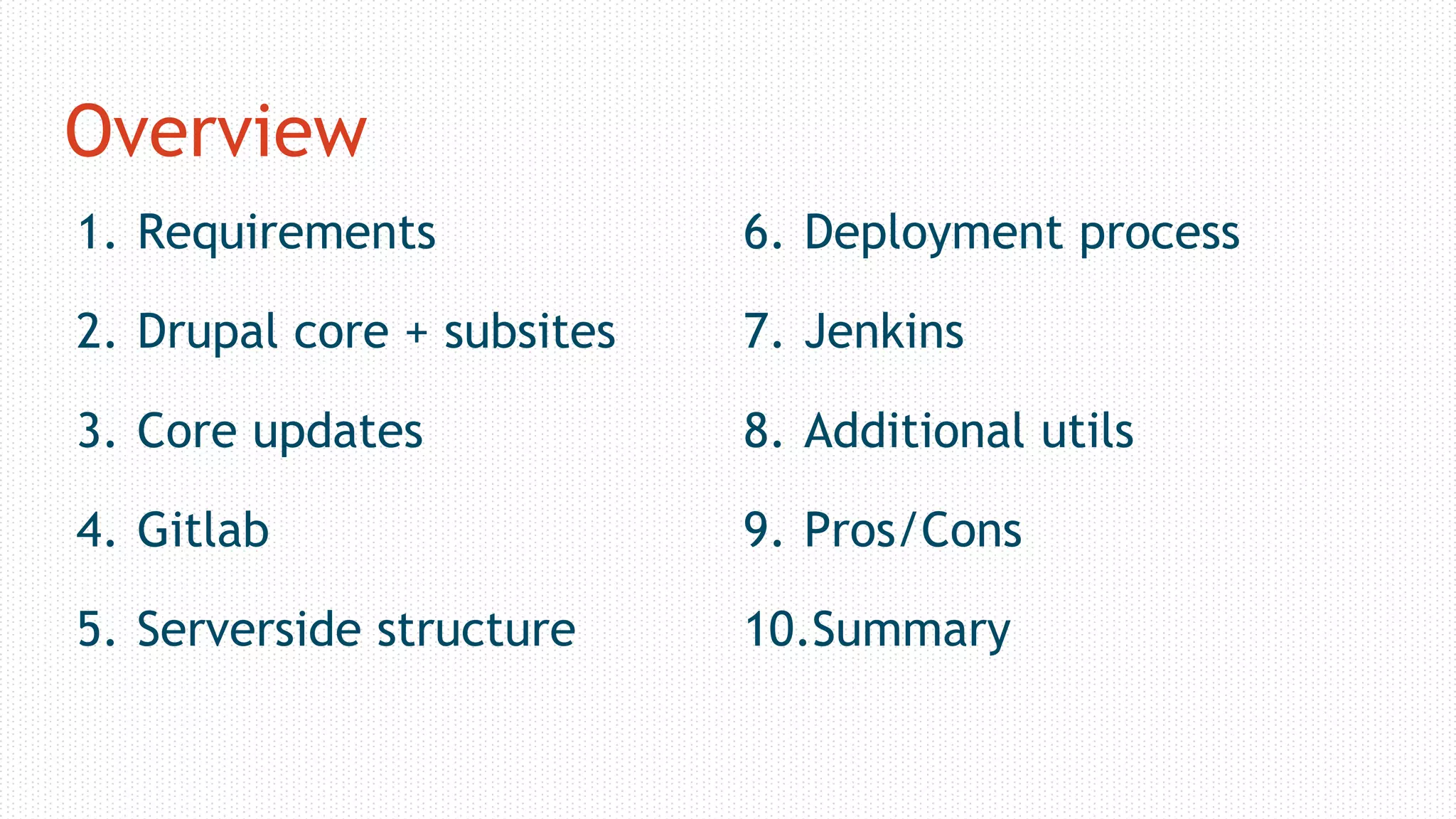 Олександр Лінивий — Multisite platform with continuous delivery process ...