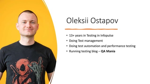 ОЛЕКСІЙ ОСТАПОВ «Найкрутіші особливості автоматизації на Playwright Python» Kyiv QADay 2021 | PPT