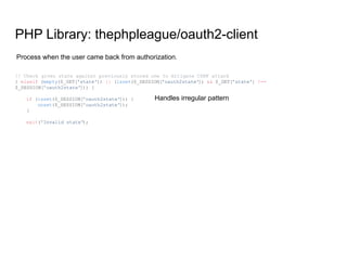 OAuth 2.0 and Library | PPT