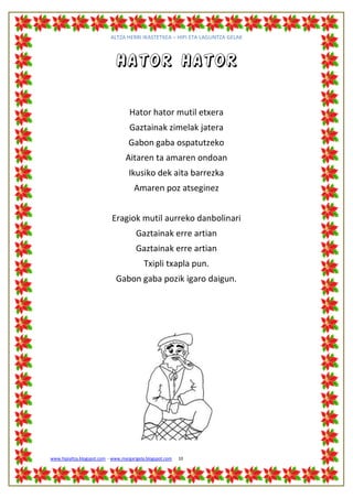 Olentzero Gabonak | PDF