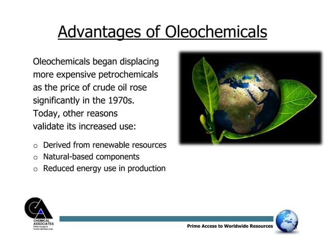 Oleochemicals chem assoc | PPT