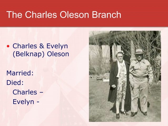 Oleson Family History | PPT