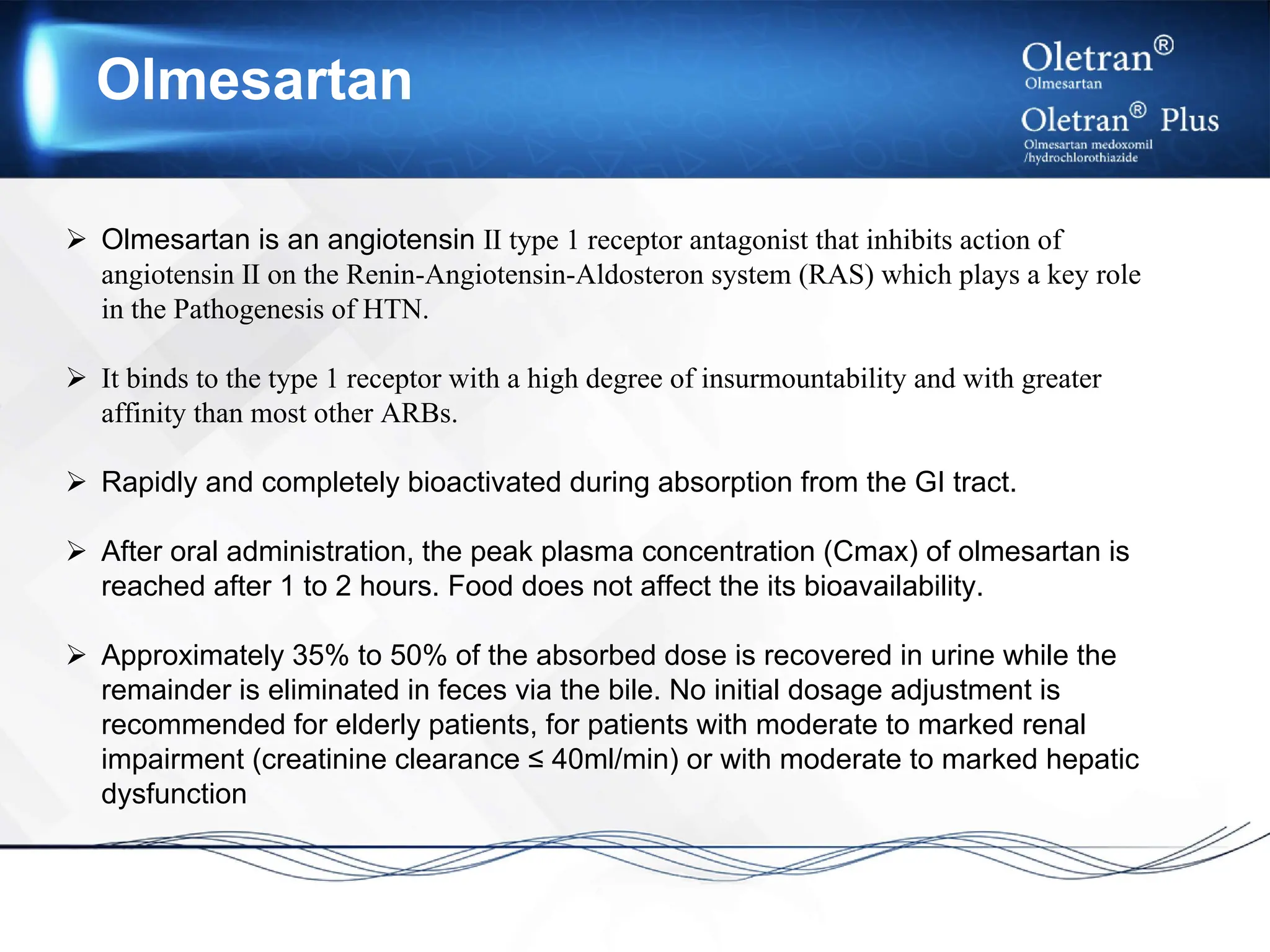 Olmesartan for Hypertension.pptx