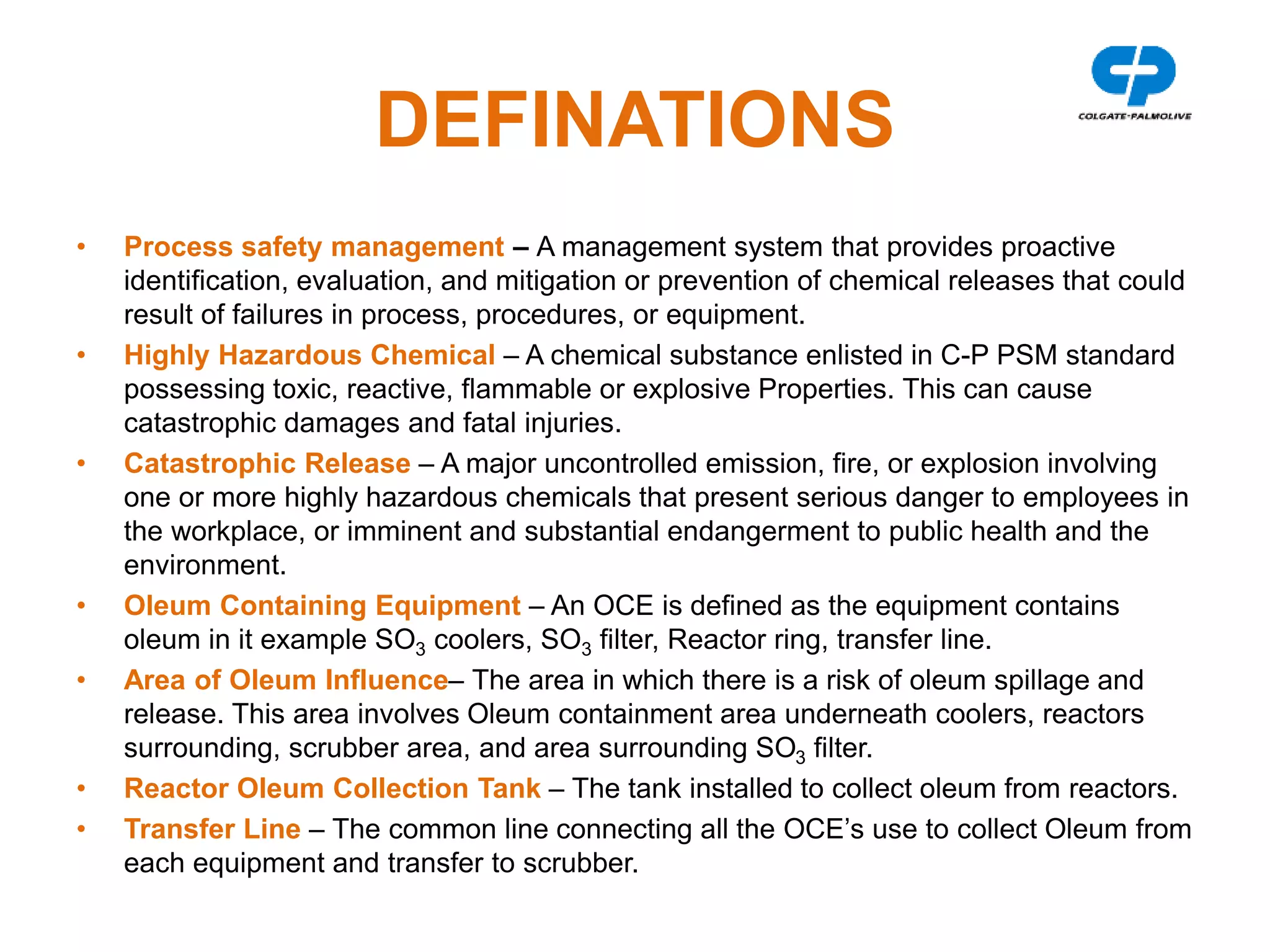 Oleum System & Emergency Response.pptx