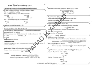O'Levels Chemistry Notes (GCE and IGCSE) | PDF