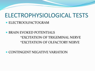 Olfaction and pathway | PPTX