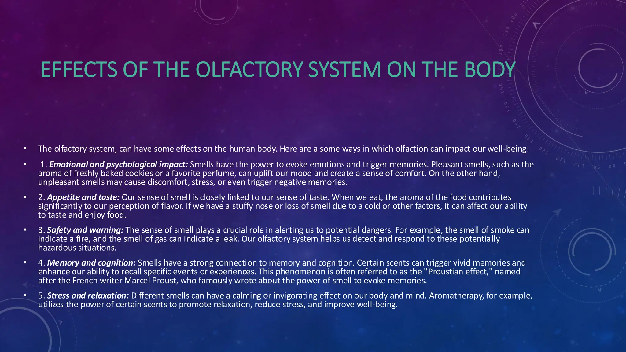 Human Physiology: Olfactory and gustatory | PDF