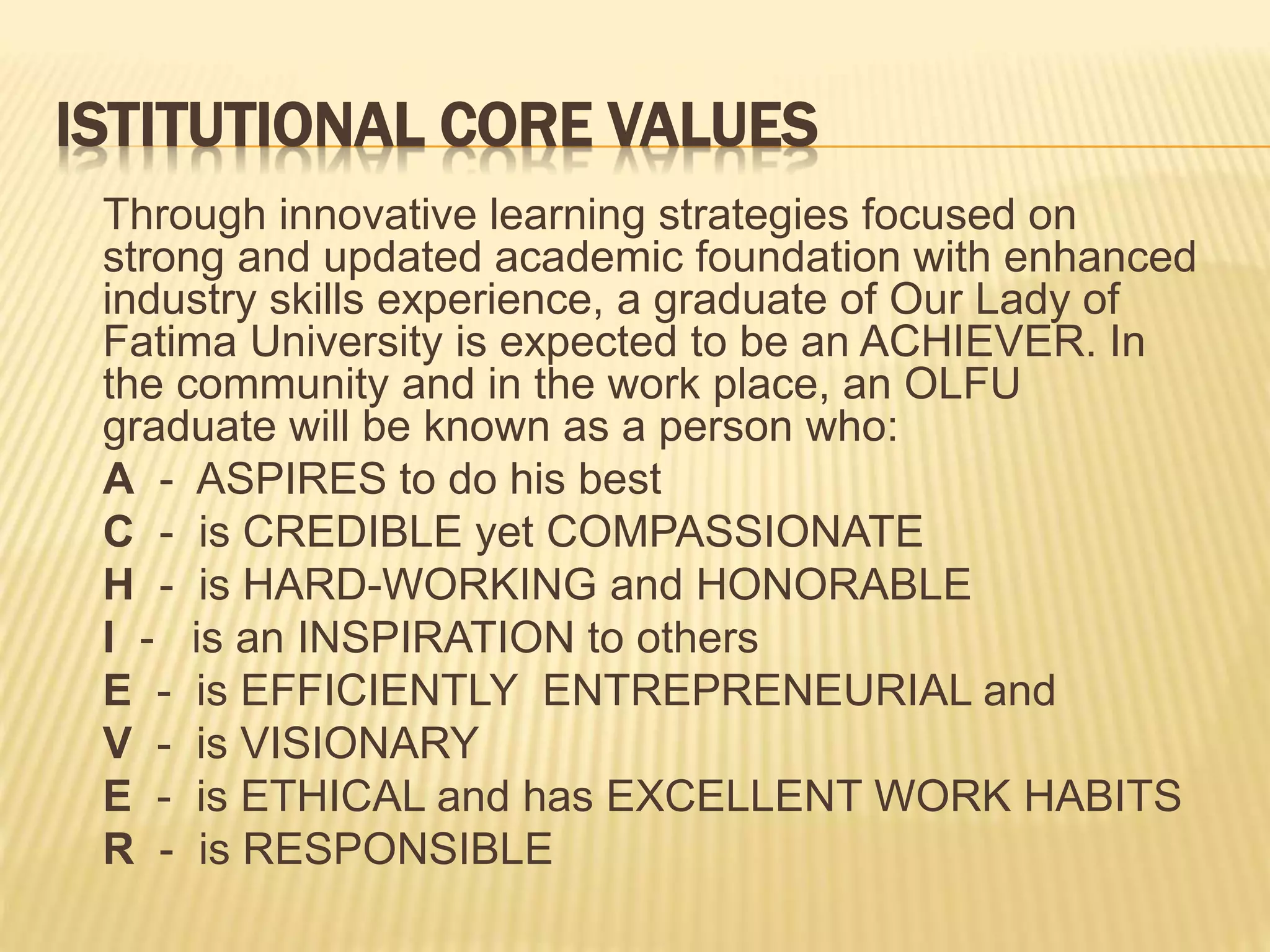 OLFU MISSION,VISSION, HISTORY AND CORE VALUES.pptx