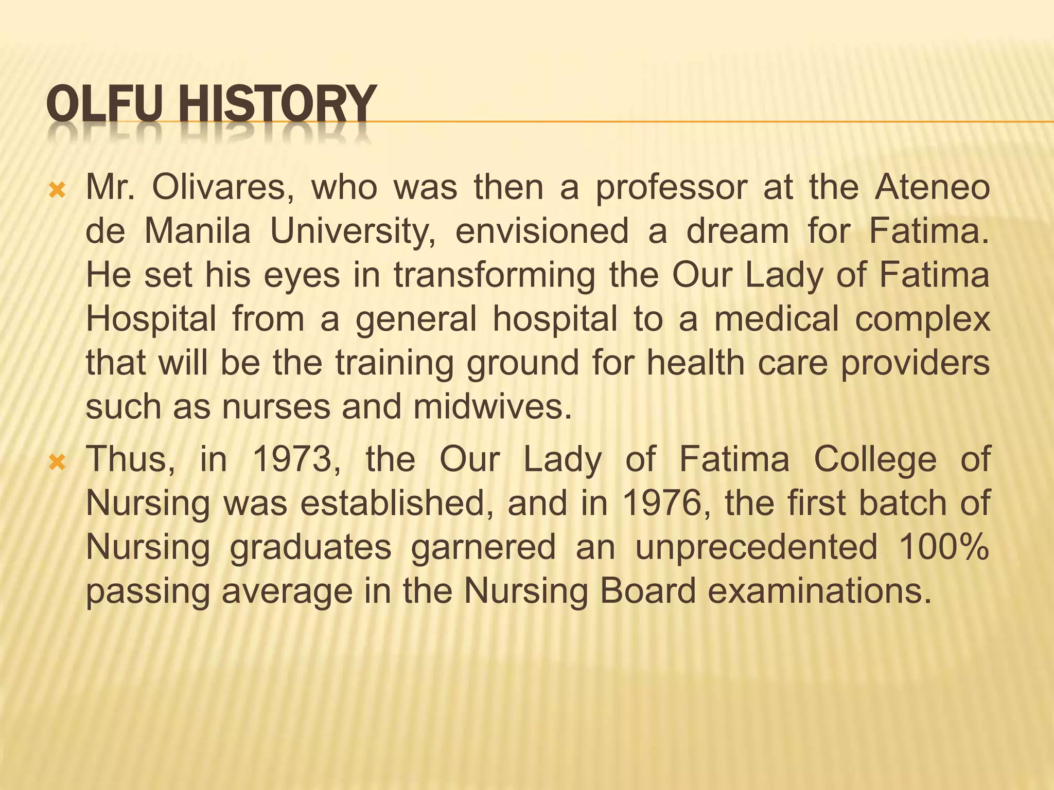 OLFU MISSION,VISSION, HISTORY AND CORE VALUES.pptx