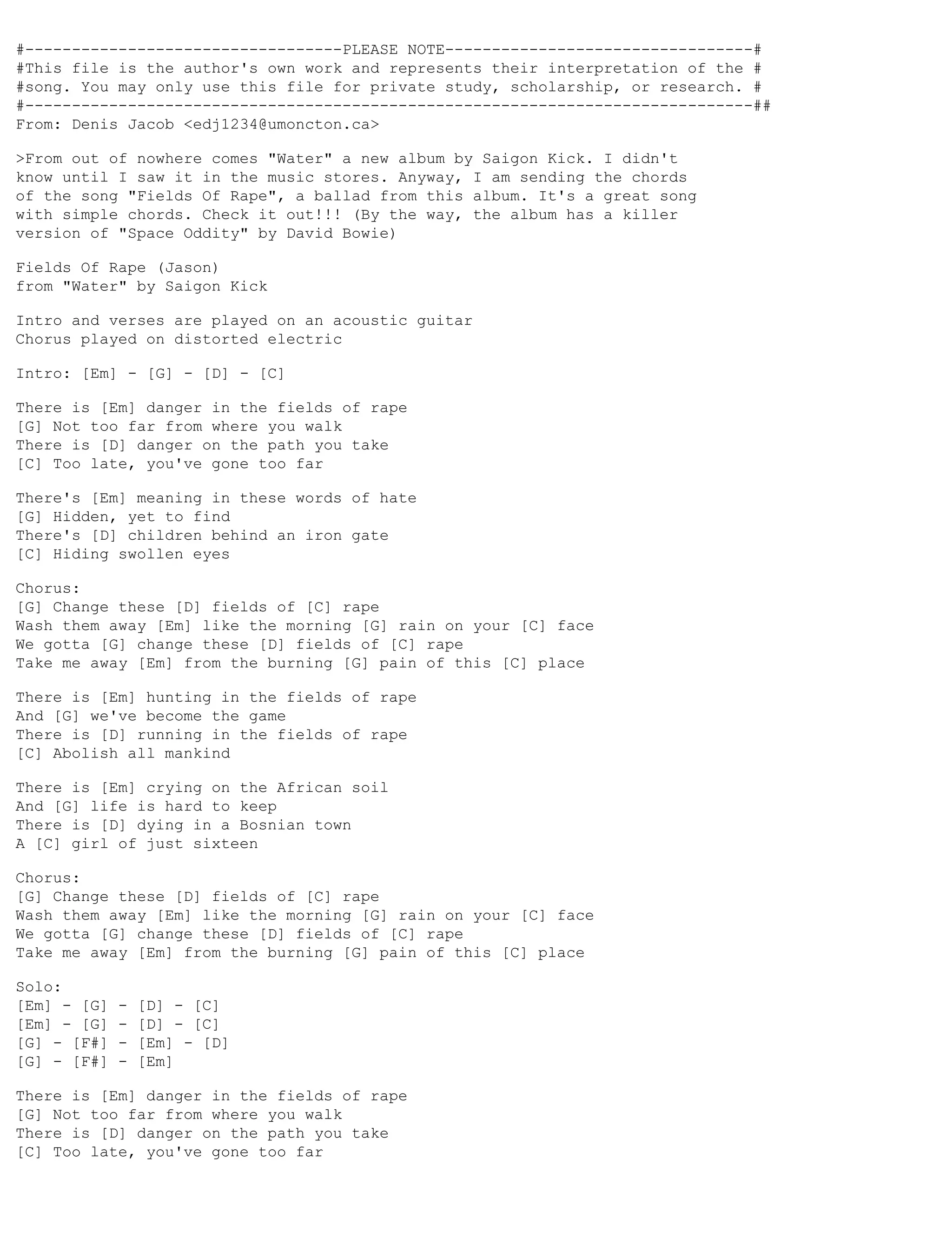 Olga Guitar Chords And Tablature (S) | PDF