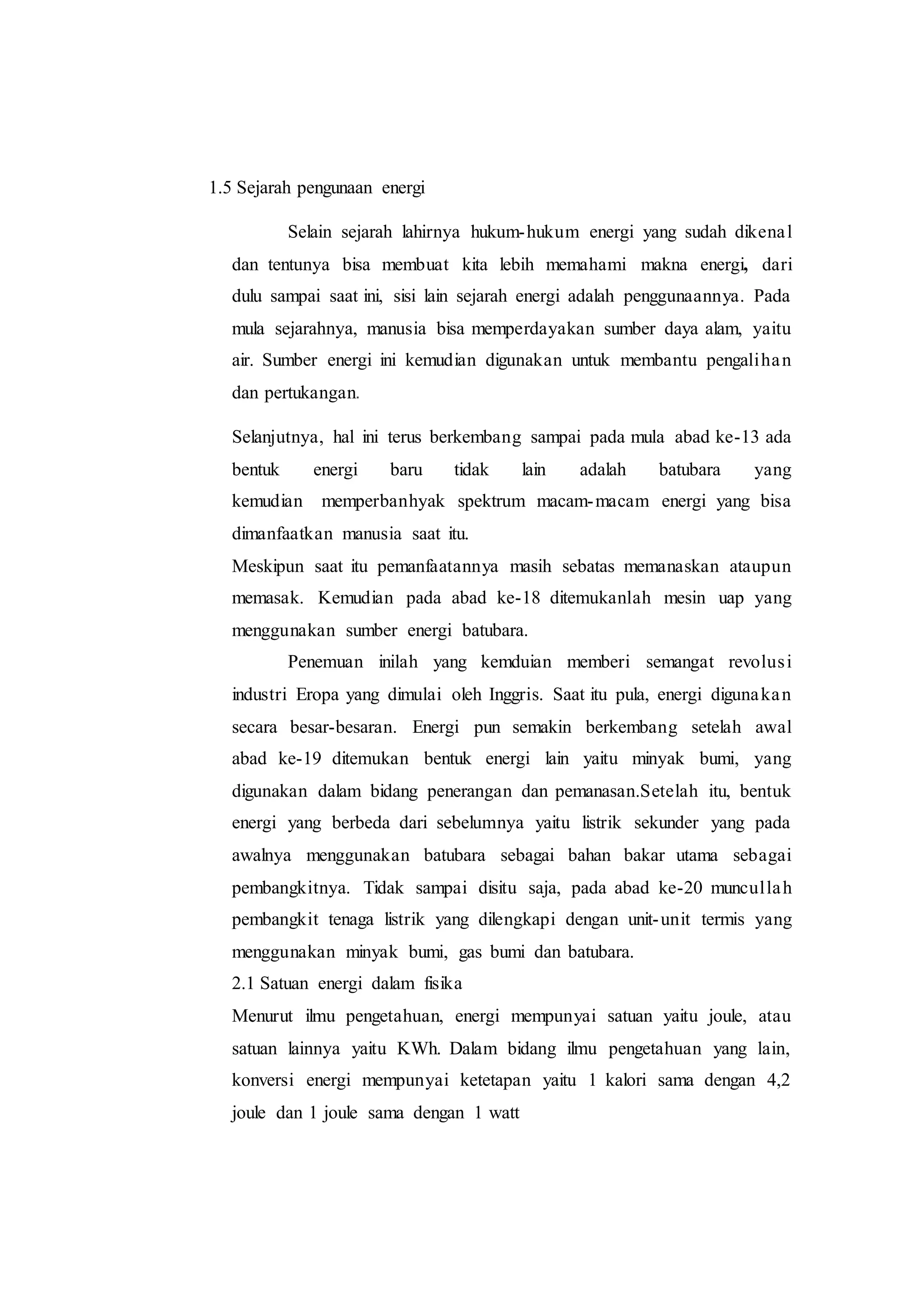 Olga mania fisika energi universitas kristen indonesia | DOCX