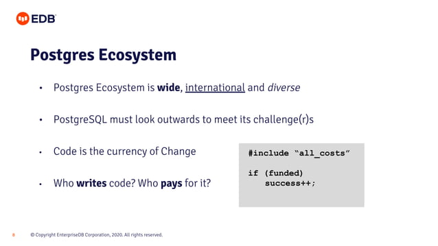 Keynote The Postgres Ecosystem Ppt Free Download