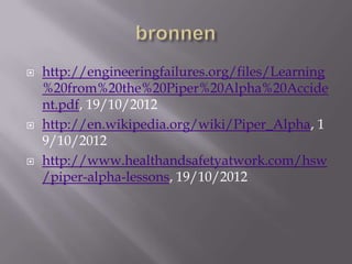 Olieramp piper alpha | PPT