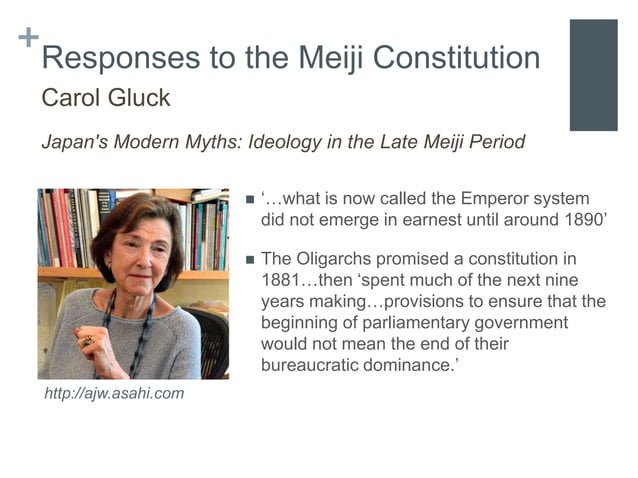 Japan: Meiji Oligarchs and the constitution | PPT