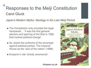 Japan: Meiji Oligarchs and the constitution | PPT