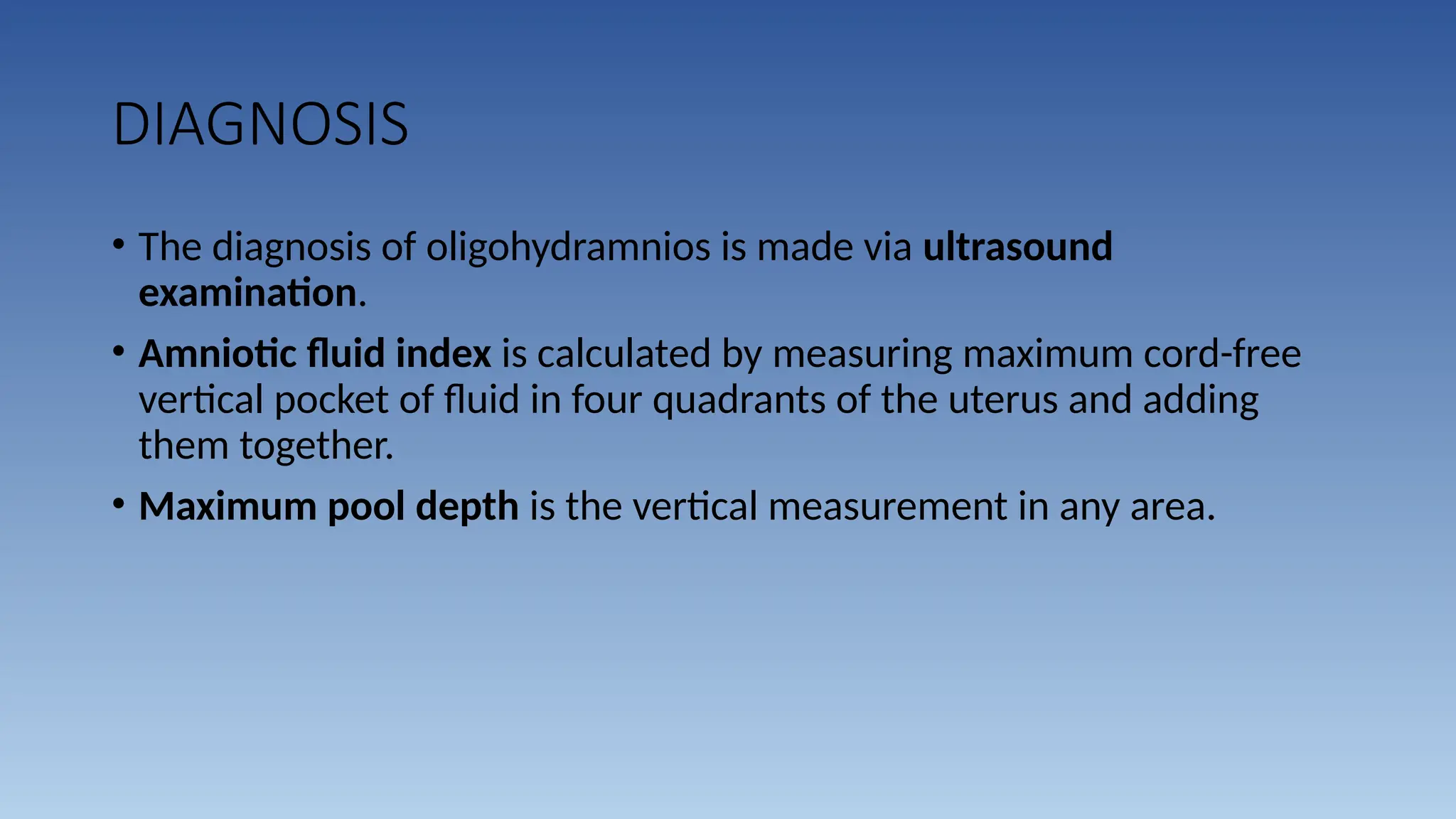 oligohydramnios and its complications 1.pptx