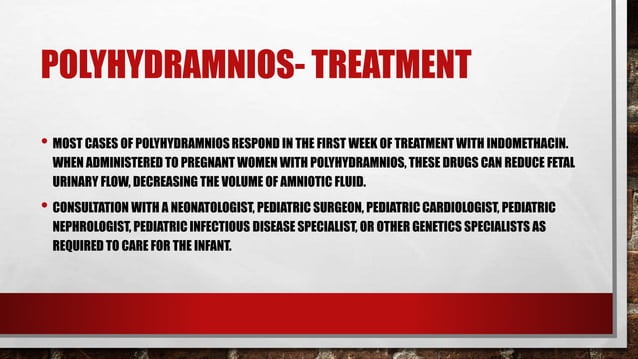 Oligohydramnios and polyhydramnios | PPTX