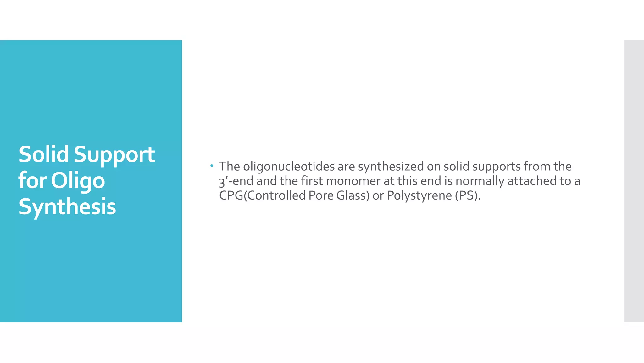 Oligo nucleotide synthesis | PPTX