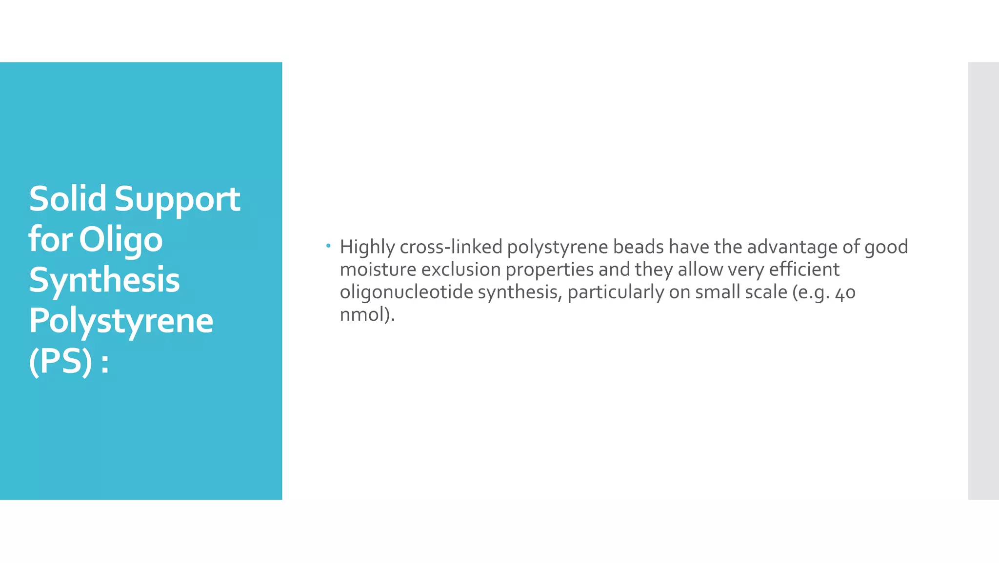 Oligo nucleotide synthesis | PPTX