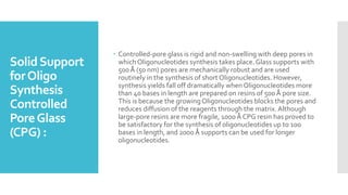 Oligo nucleotide synthesis | PPTX