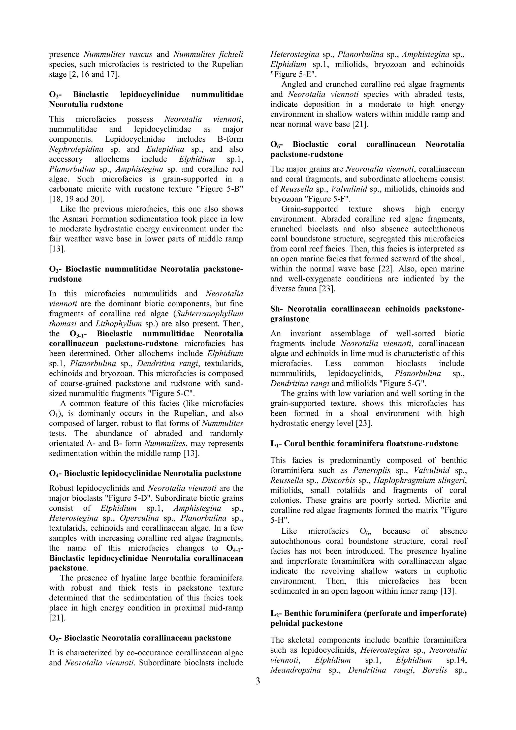Oligocene ramp system (asmari formation) in the west of fars province ...
