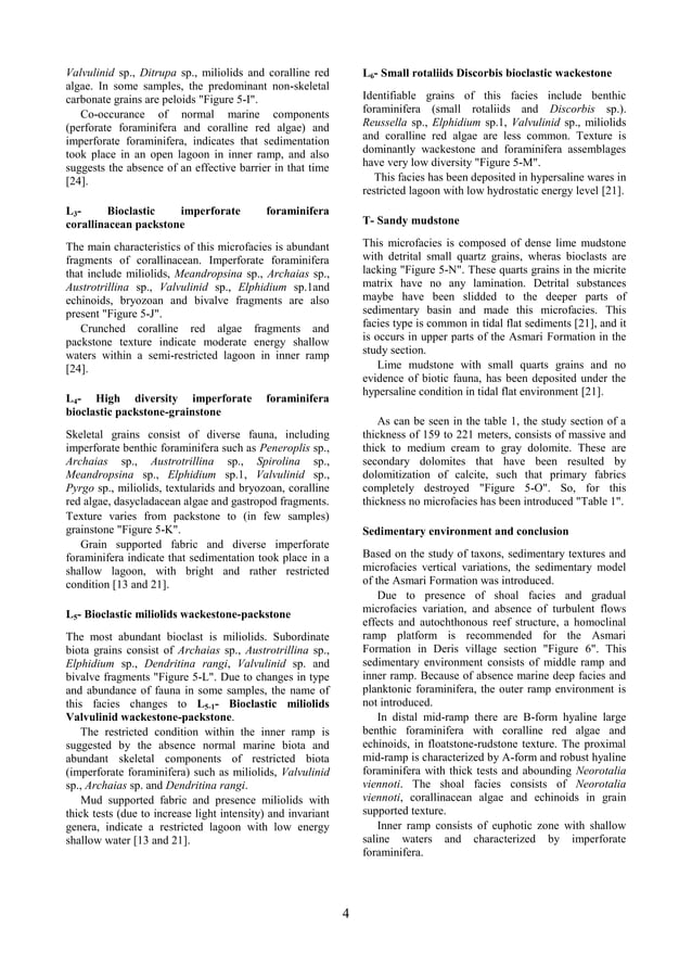 Oligocene ramp system (asmari formation) in the west of fars province ...