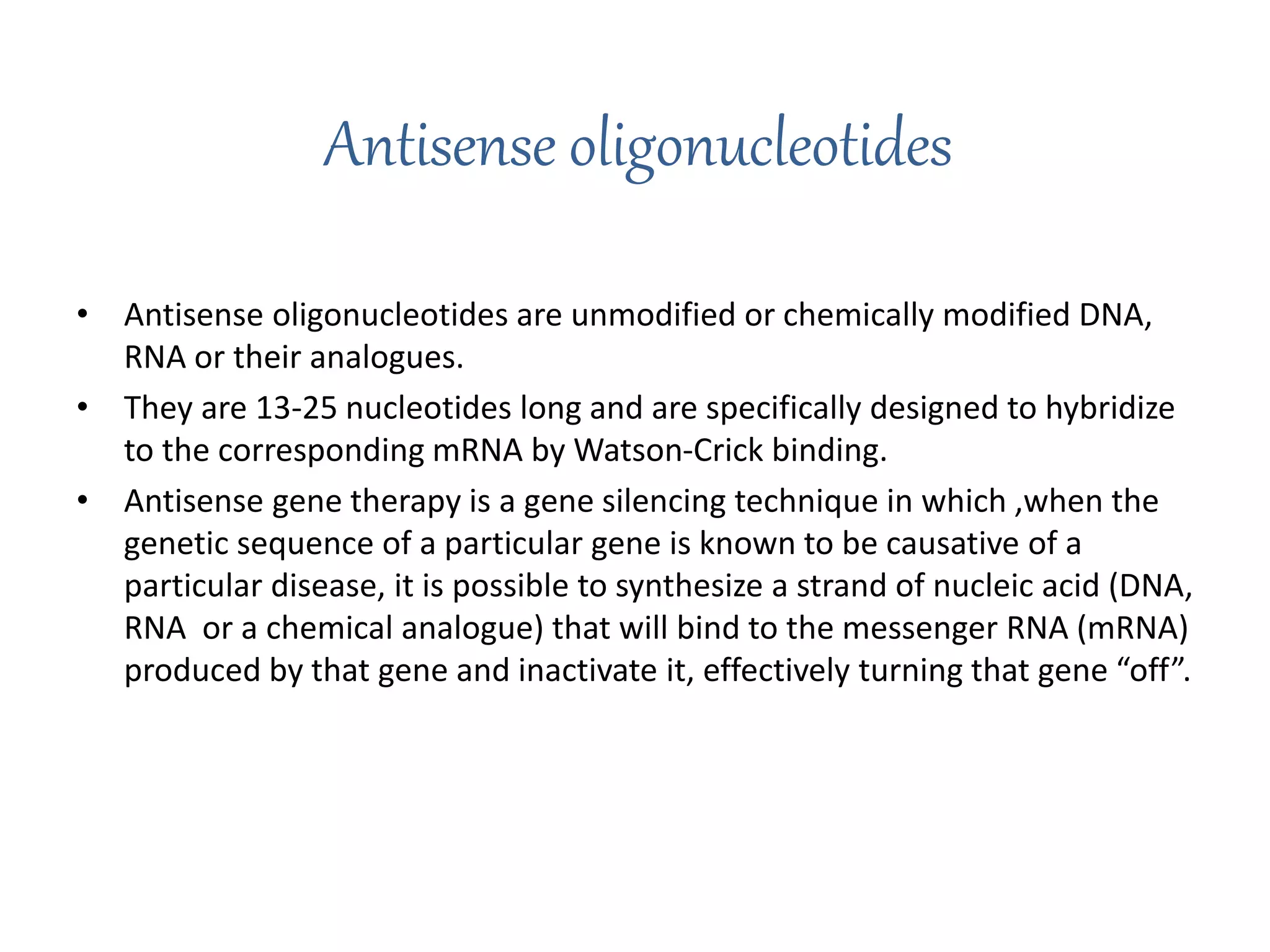 Oligonucleotides | PPTX