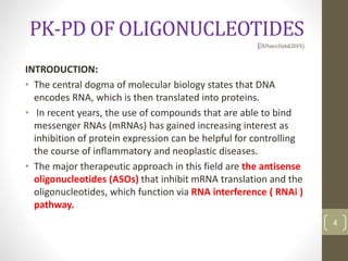 Introduction to Oligonucleotides and vaccines | PPTX