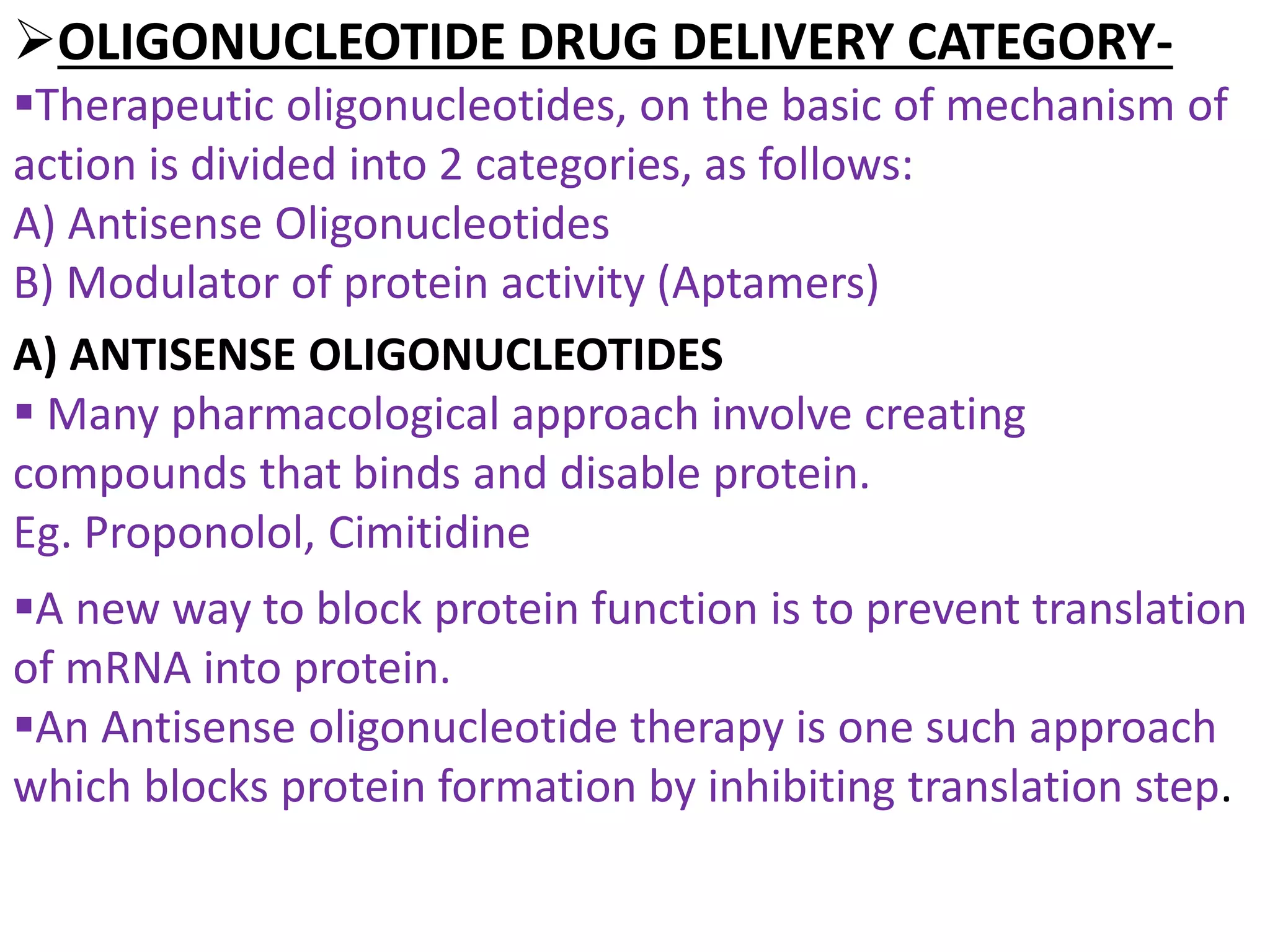 Oligonucleotides,Aptamers,Antisence oligonucleosides ppt | PPTX