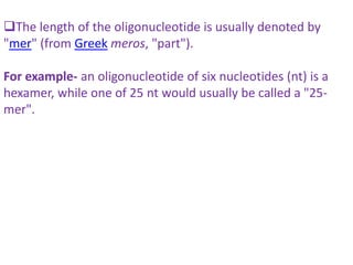 Oligonucleotides,Aptamers,Antisence oligonucleosides ppt | PPTX