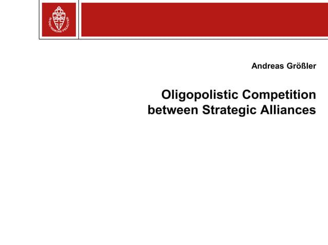 Oligopolistic Competition | PPT