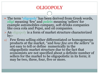Oligopoly: Price leadership, its types and difficult | PPTX