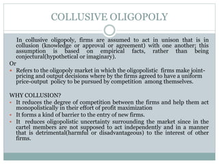 Oligopoly: Price leadership, its types and difficult | PPTX