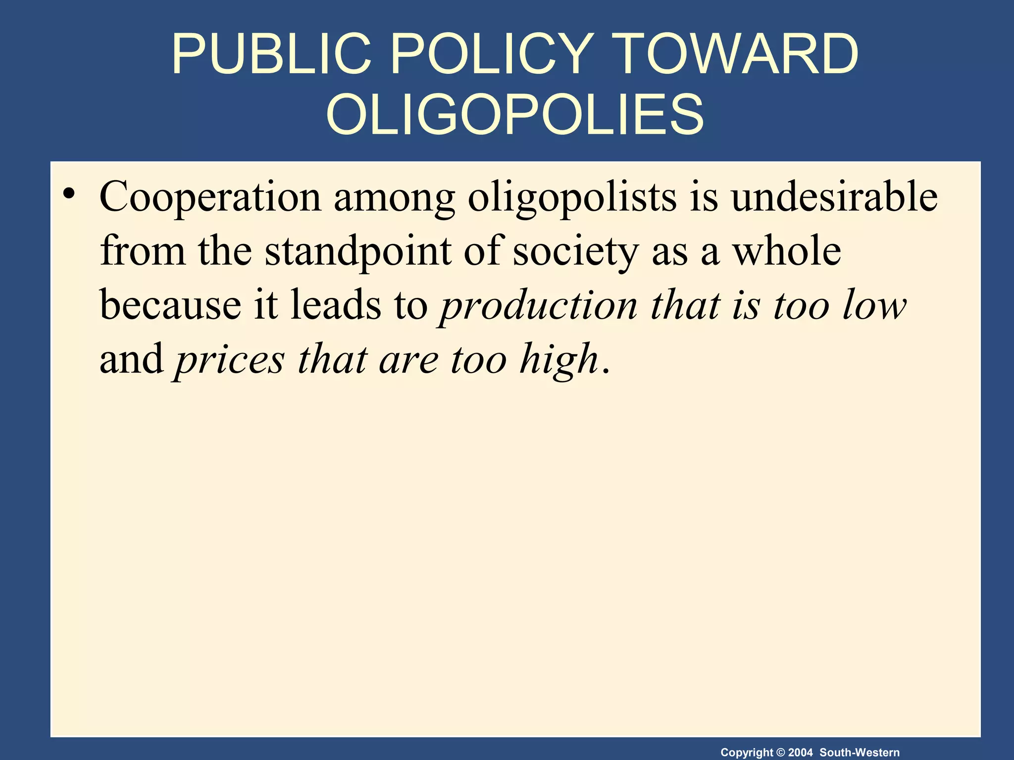 Oligopoly | PPT
