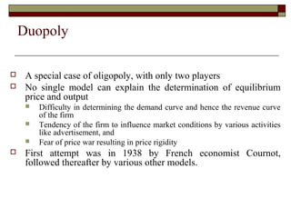 Oligopoly | PPT