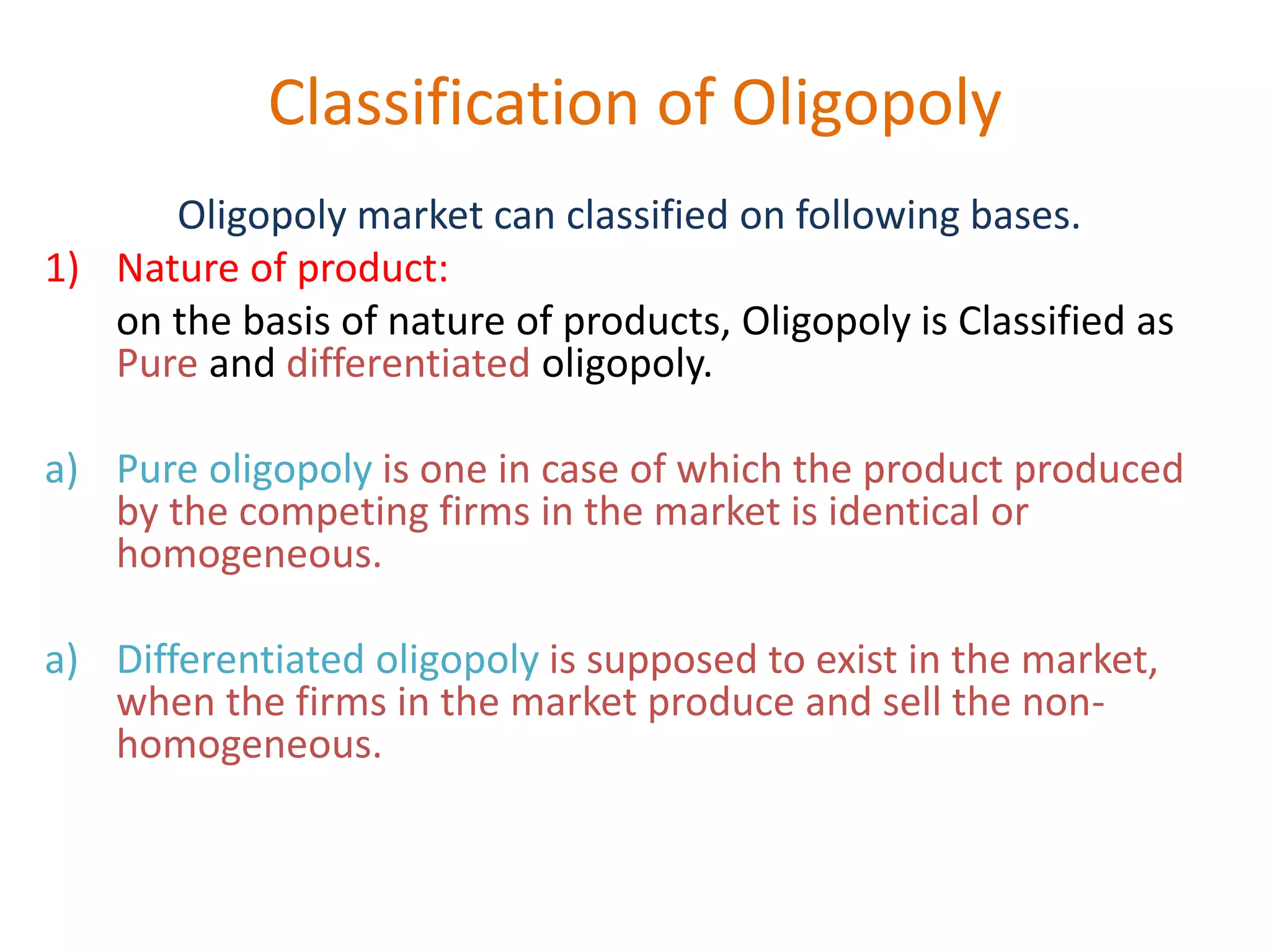 Oligopoly | PPTX