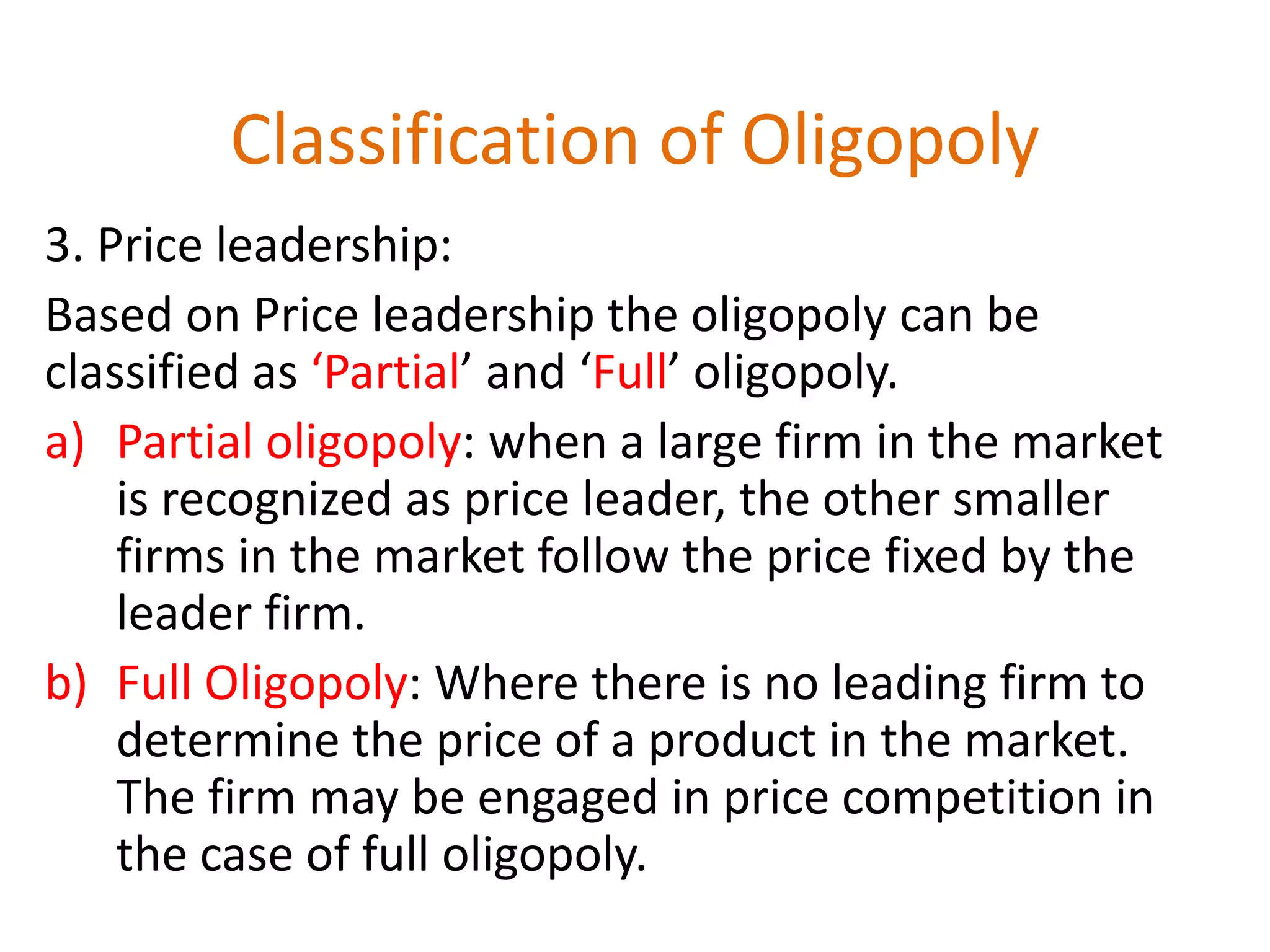 Oligopoly | PPTX