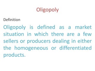Oligopoly | PPTX