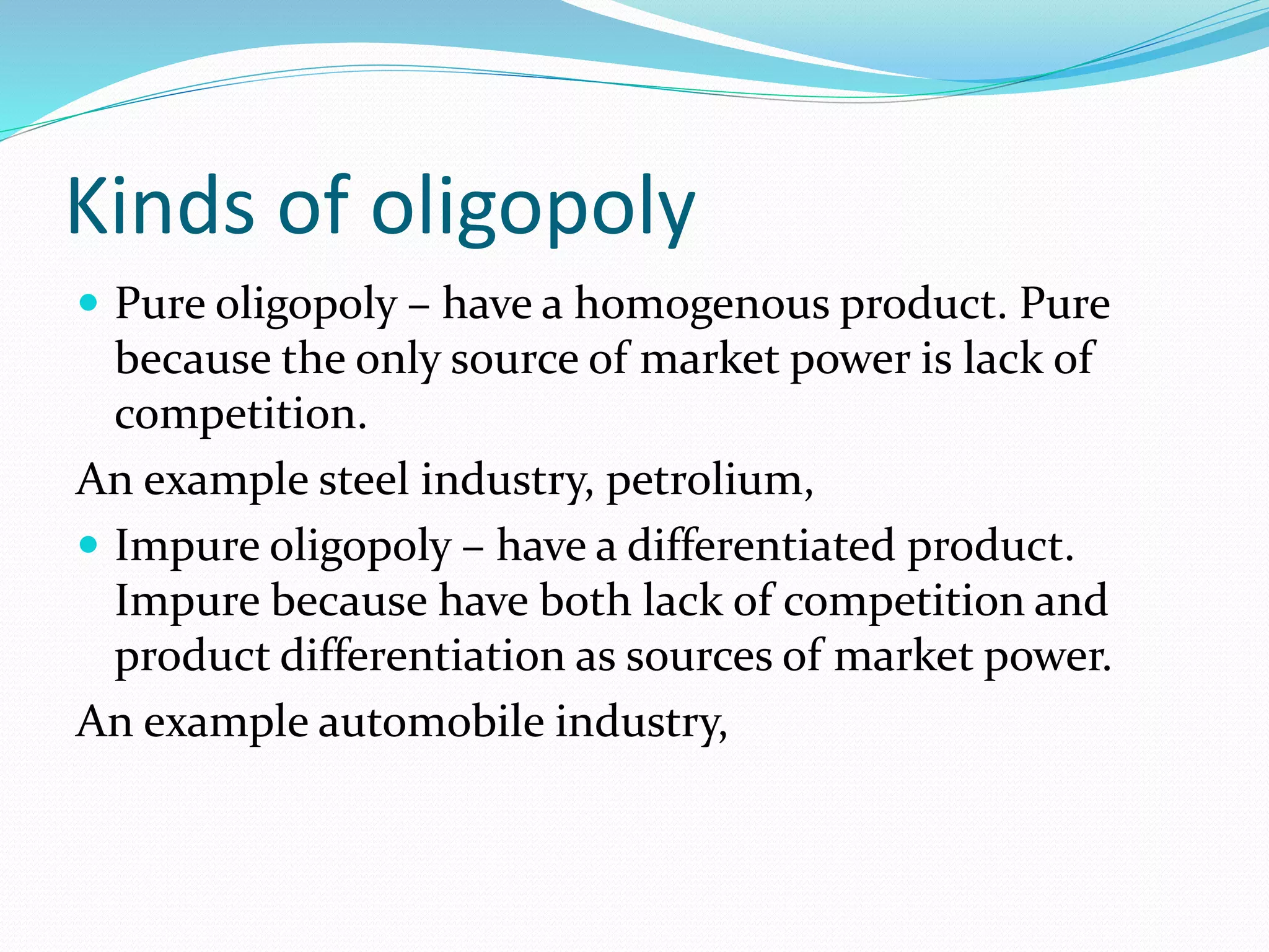 Oligopoly | PPTX