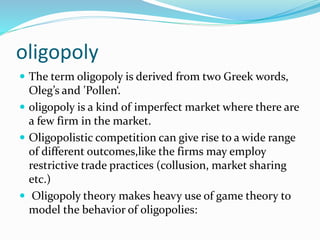 Oligopoly | PPTX