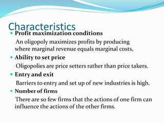 Oligopoly | PPTX